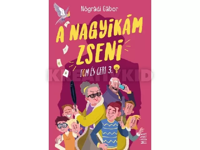 Könyvek - A nagyikám zseni - puha táblás