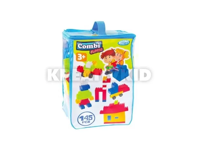Építőjátékok - Combi Blocks: Műanyag építőkocka szett - 145 db-os