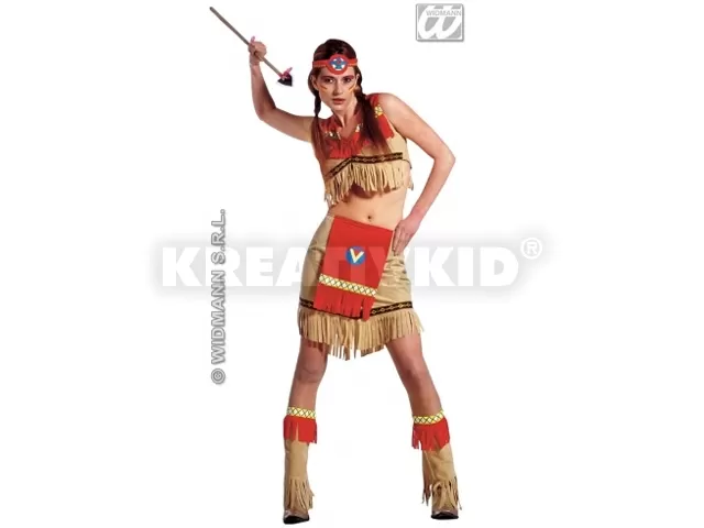 Felnőttjelmez - Indiánlány felnőtt jelmez S méret