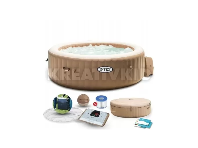medencék és kiegészítők - Intex: Pure Spa Sahara Tan 4 személyes ...