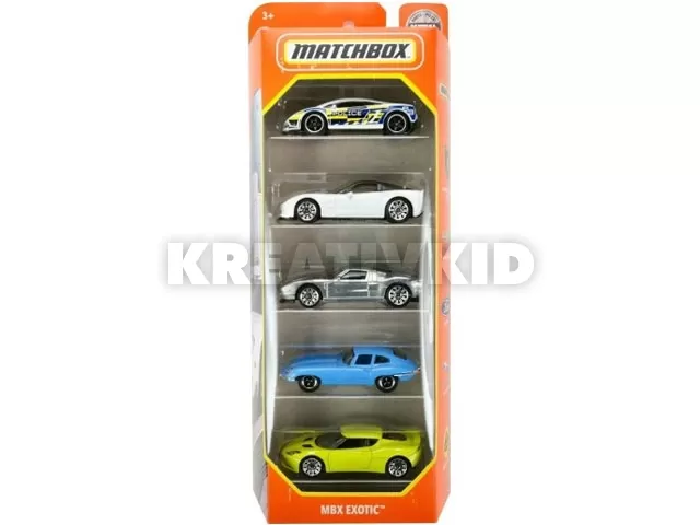 Matchbox - Matchbox Kisautók 5 darabos MBX Exotic