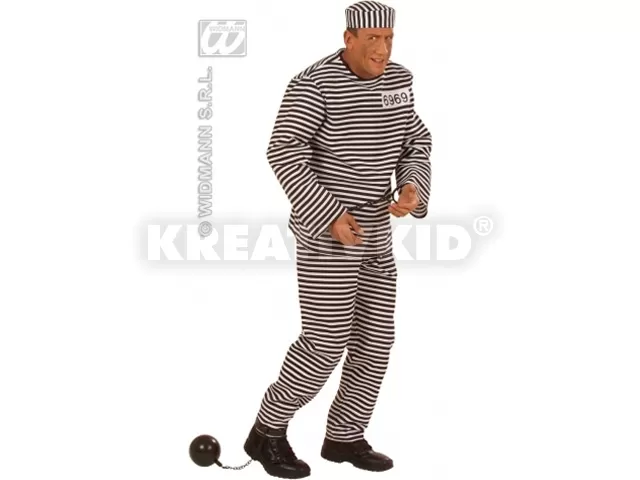 Felnőttjelmez - Rabruha felnőtt jelmez M méret