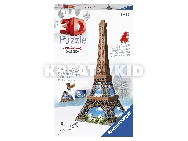 3D-s puzzle - Ravensburger Puzzle 3D 54 db - Mini Eiffel torony