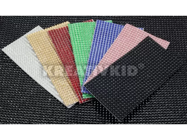 Strassz kövek - Strassz kövek - öntapadós - piros kb. 12x8cm